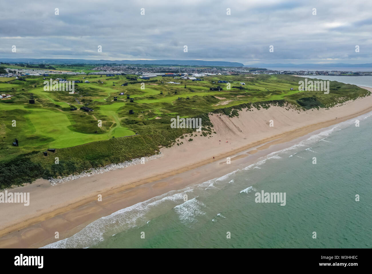 The Open at Royal Portrush Northern Ireland Stock Photo - Alamy