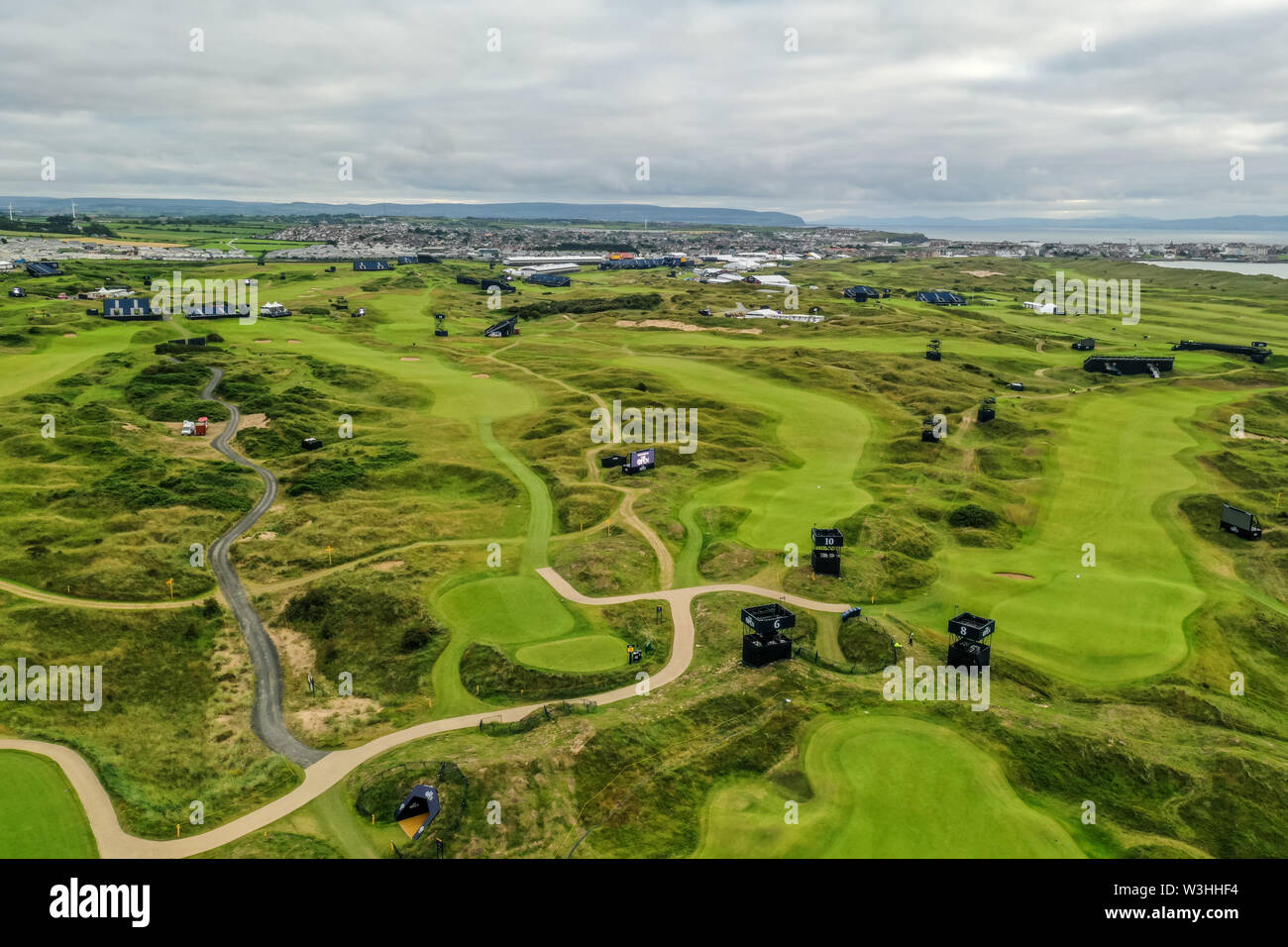 The Open at Royal Portrush Northern Ireland Stock Photo - Alamy