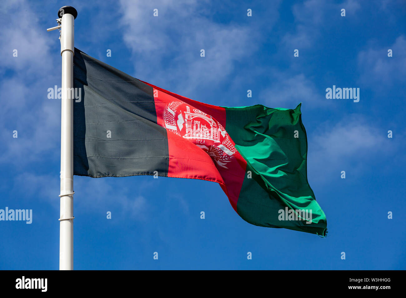 Flag afghanistan national country symbol hi-res stock photography and ...