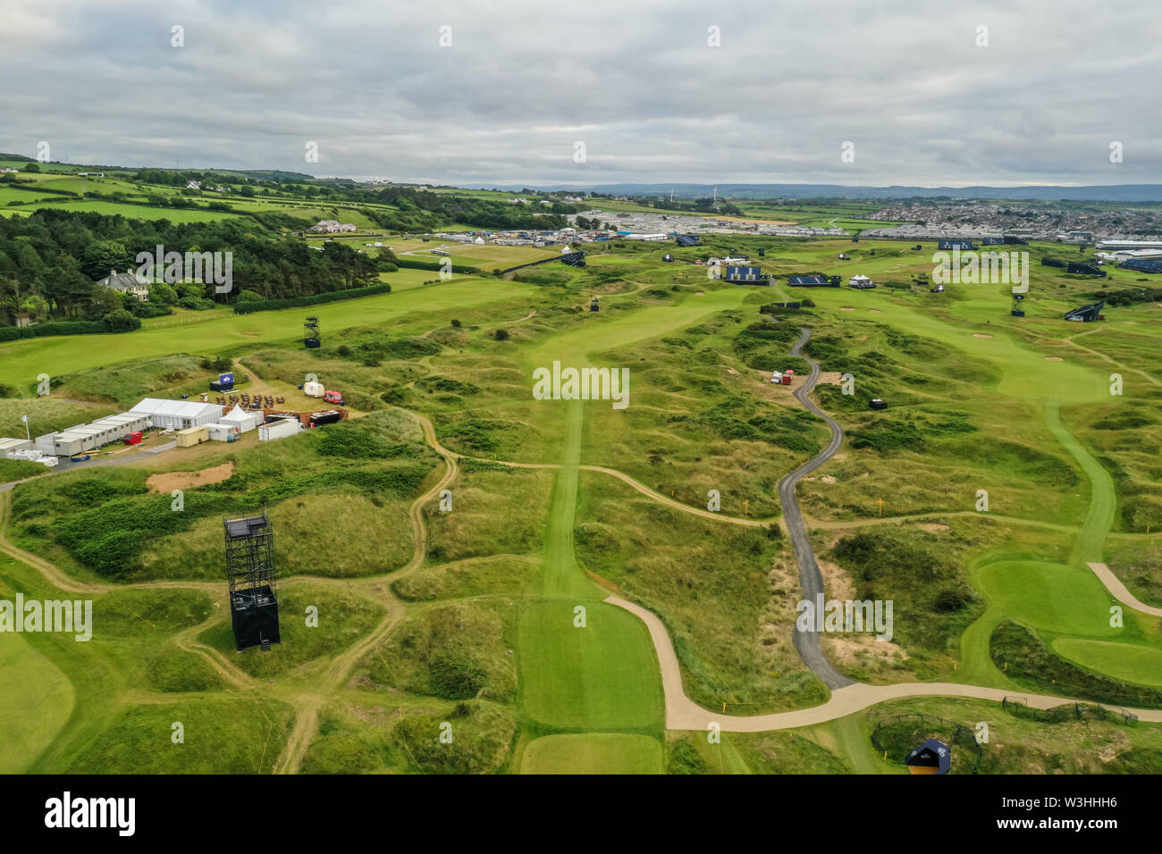 The Open at Royal Portrush Northern Ireland Stock Photo - Alamy