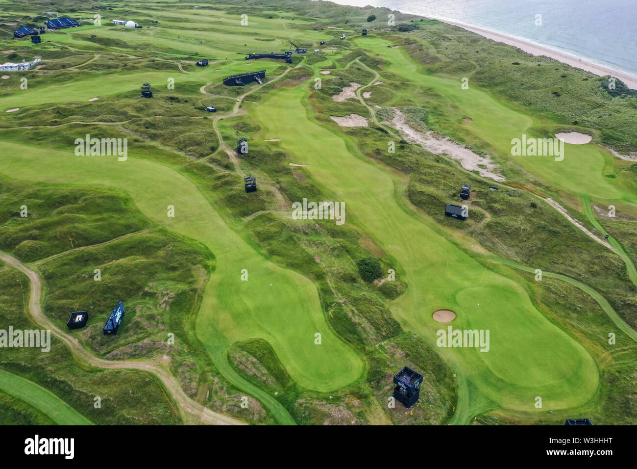 The Open at Royal Portrush Northern Ireland Stock Photo - Alamy