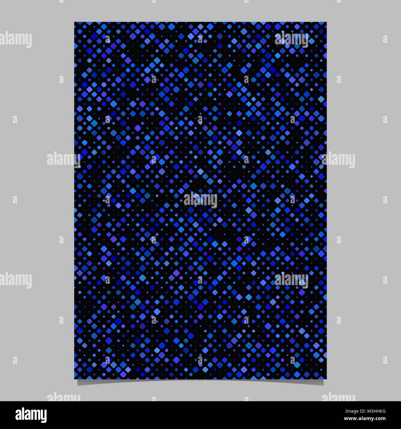 Geometric Diagonal Square Pattern Background Brochure Template Vector