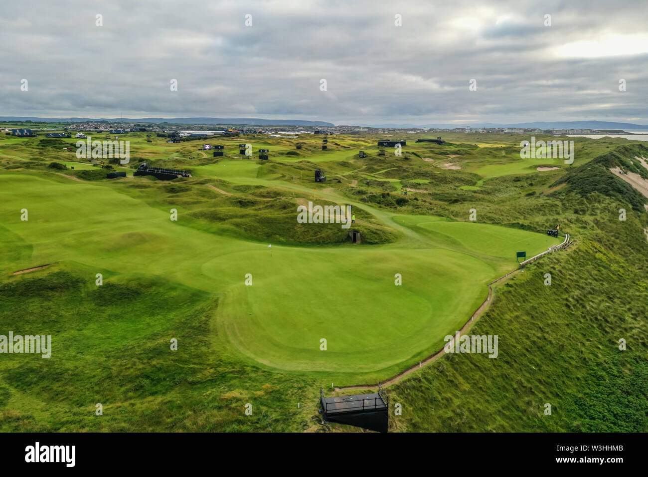 The Open at Royal Portrush Northern Ireland Stock Photo - Alamy