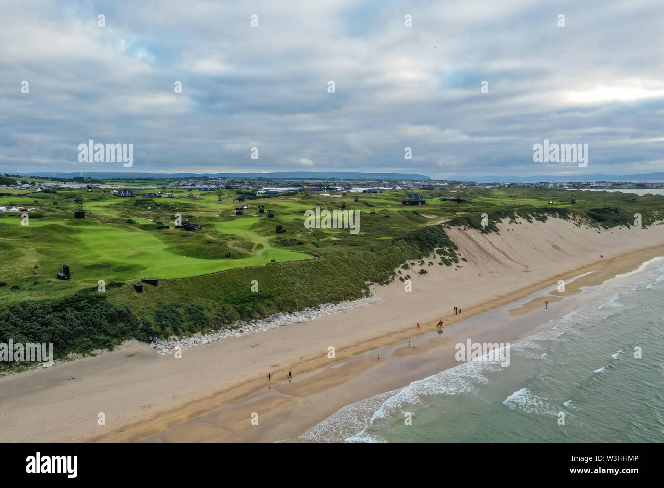 The Open at Royal Portrush Northern Ireland Stock Photo - Alamy