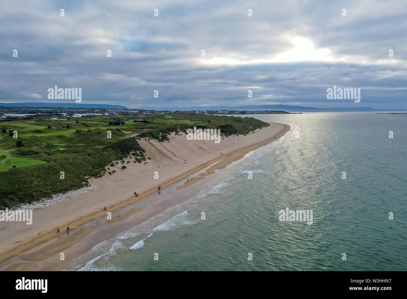 The Open at Royal Portrush Northern Ireland Stock Photo - Alamy