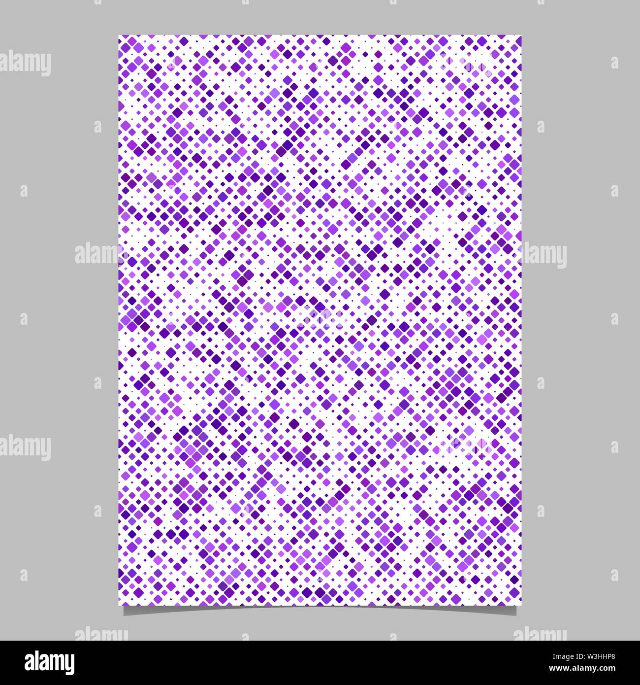 Purple Abstract Diagonal Rounded Square Pattern Brochure Template Stock Vector Image And Art Alamy