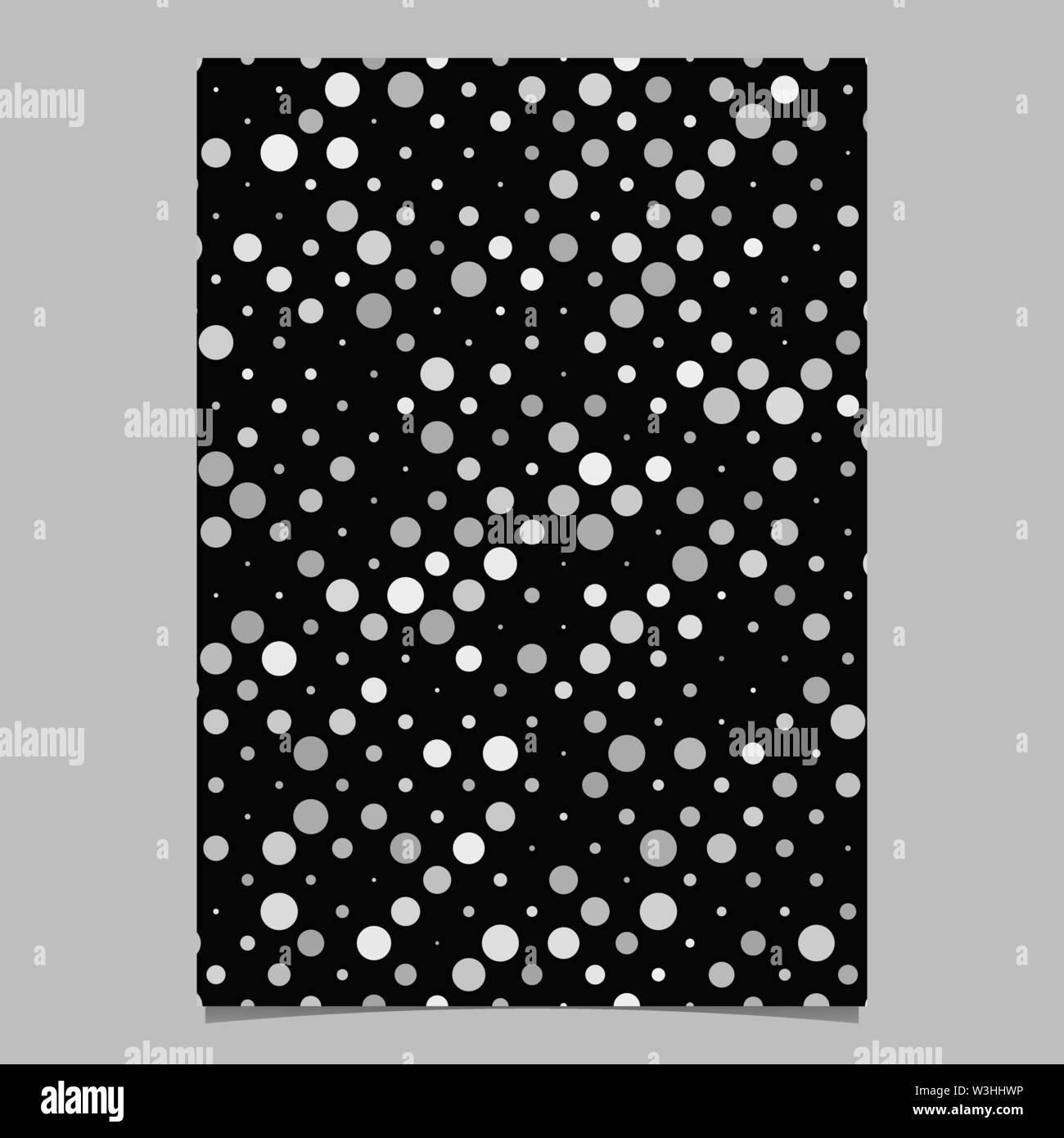 Abstract seamless dot pattern brochure background template - vector ...