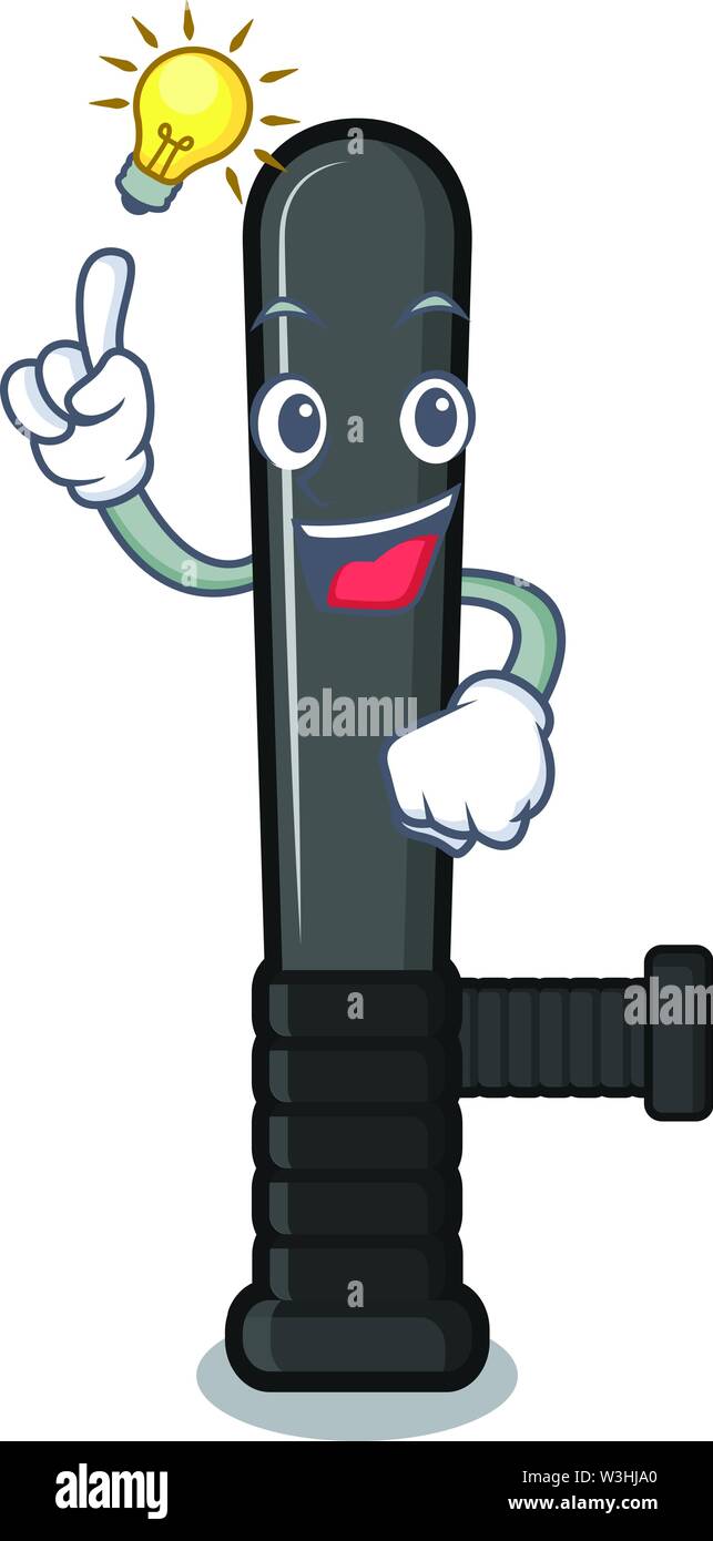 Have an idea police baton in a cartoon chair Stock Vector Image & Art ...