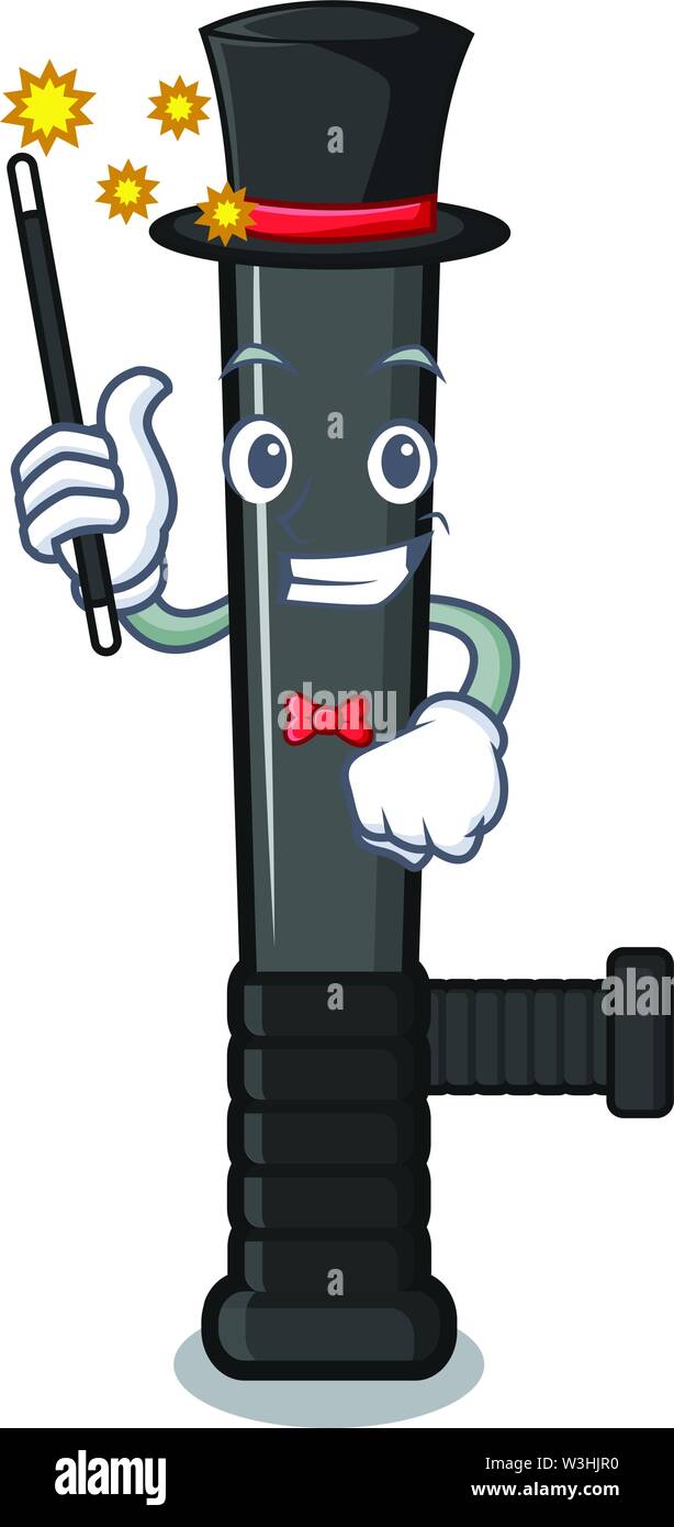 Magician police baton in a cartoon chair Stock Vector Image & Art - Alamy