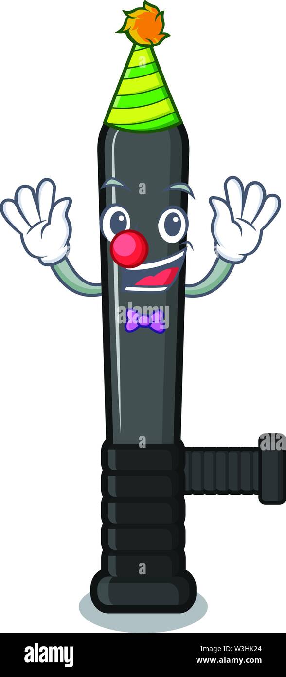 Clown police baton in a cartoon chair Stock Vector Image & Art - Alamy