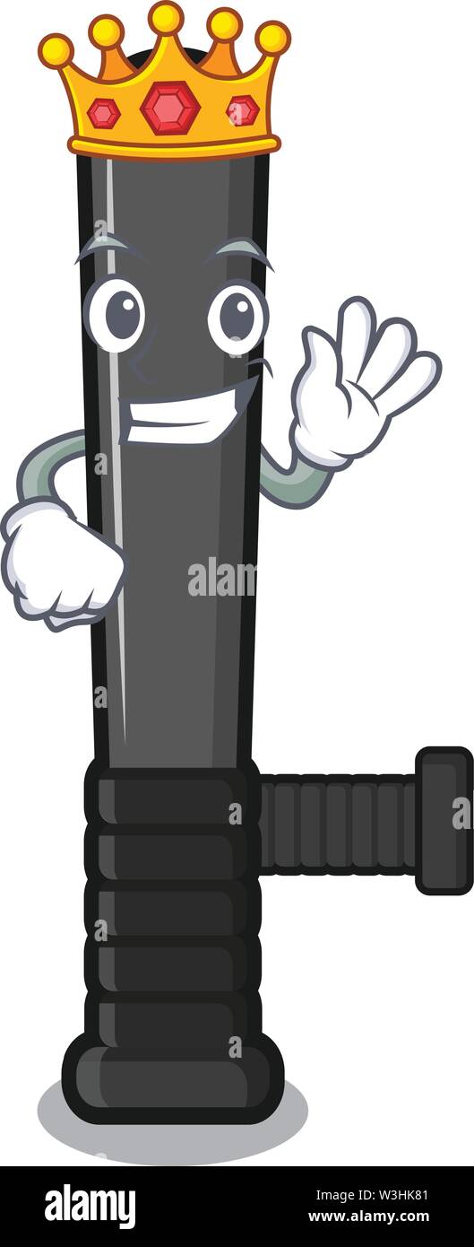 King police baton in a cartoon chair Stock Vector Image & Art - Alamy