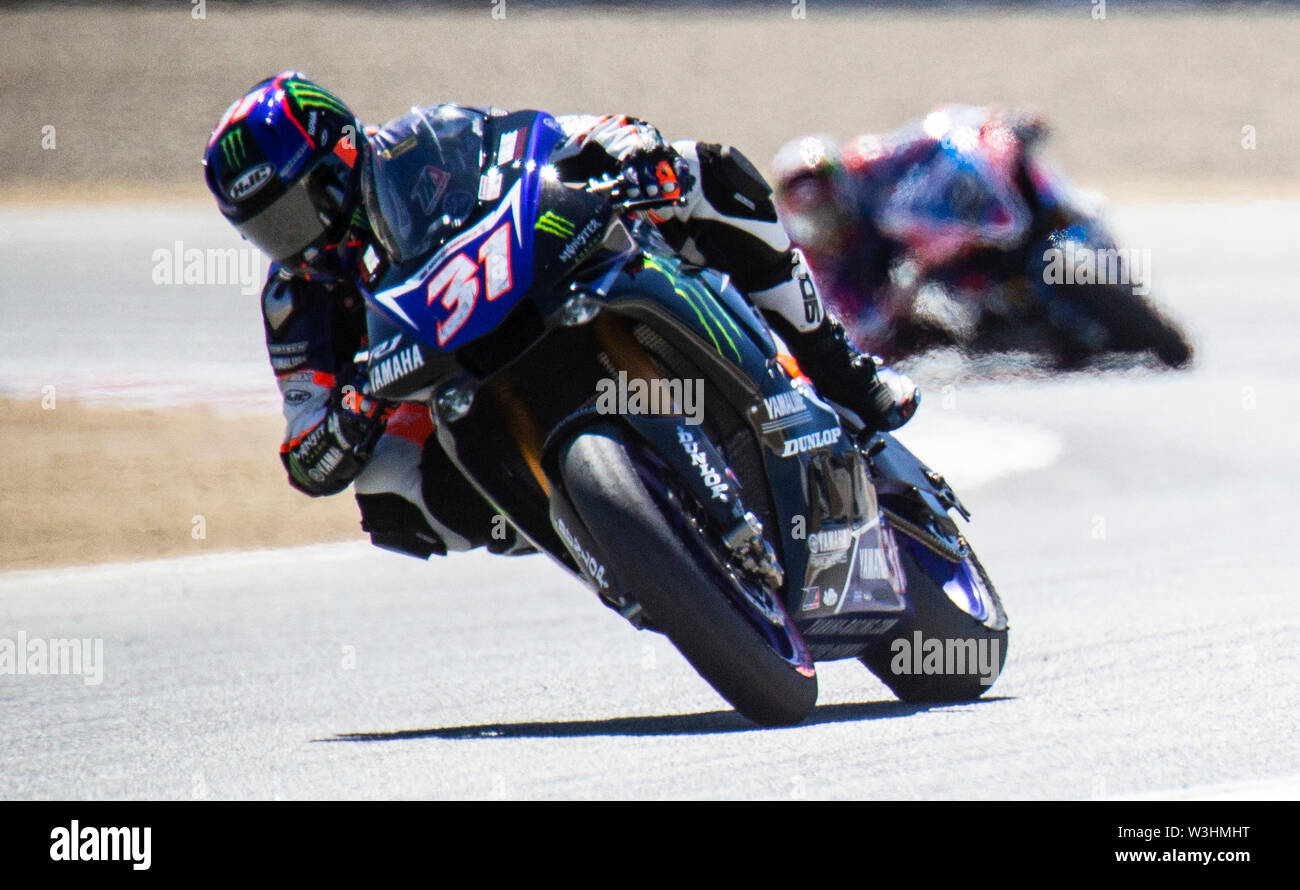 Monterey, CA, USA. 13th July, 2019. A # 31 Garrett Gerloff coming out ...