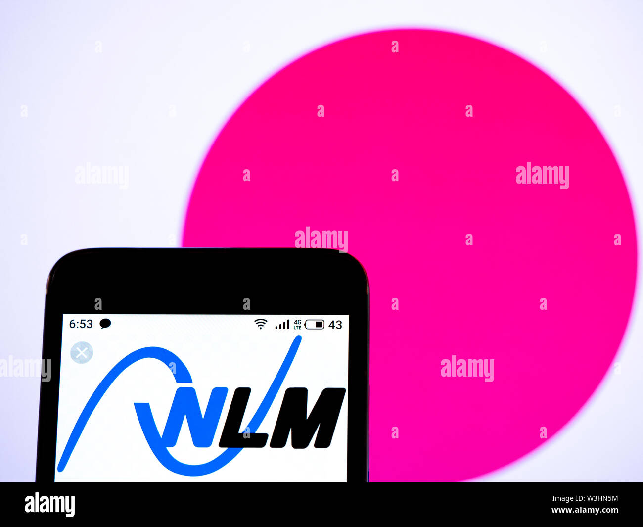 In this photo illustration the Nippon Light Metal Holdings Co., Ltd ...