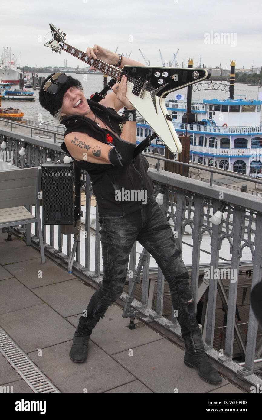 Michael Schenker the German rock guitarist and brother of Rudolf ...