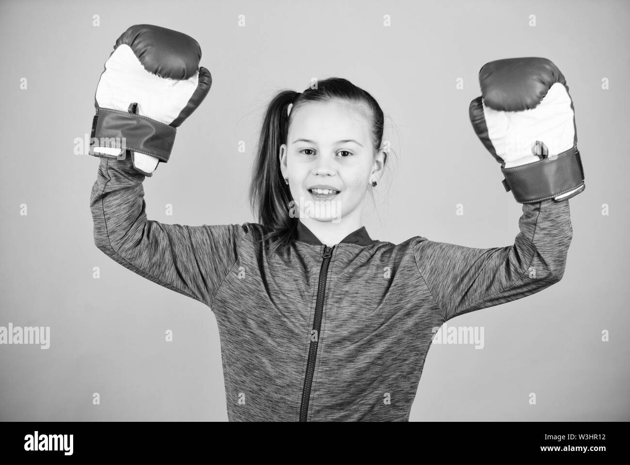 Enjoyment from sport. Female boxer. Sport upbringing. Boxing provide ...