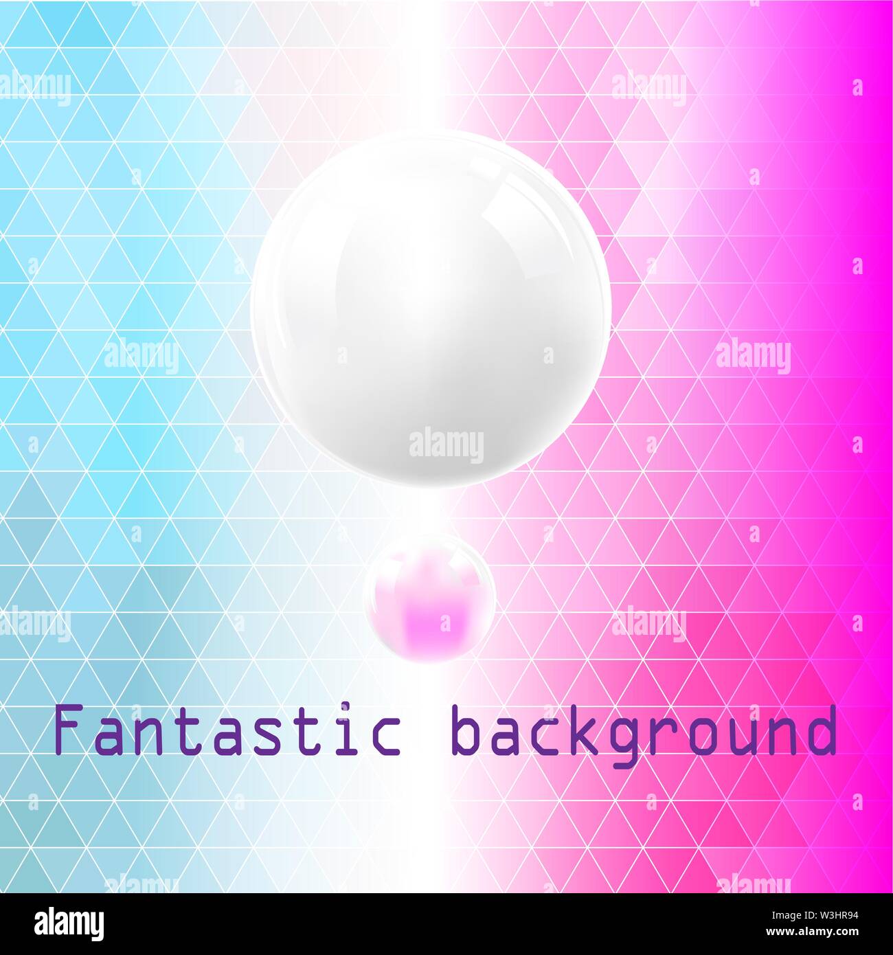 Bright Fantastic super vector background with planets Stock Vector ...