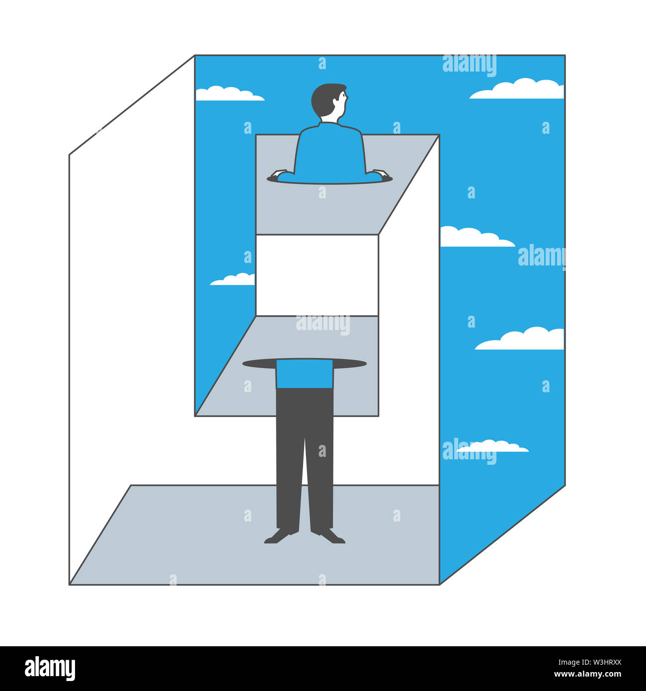 Optical illusion Cut Out Stock Images & Pictures - Alamy