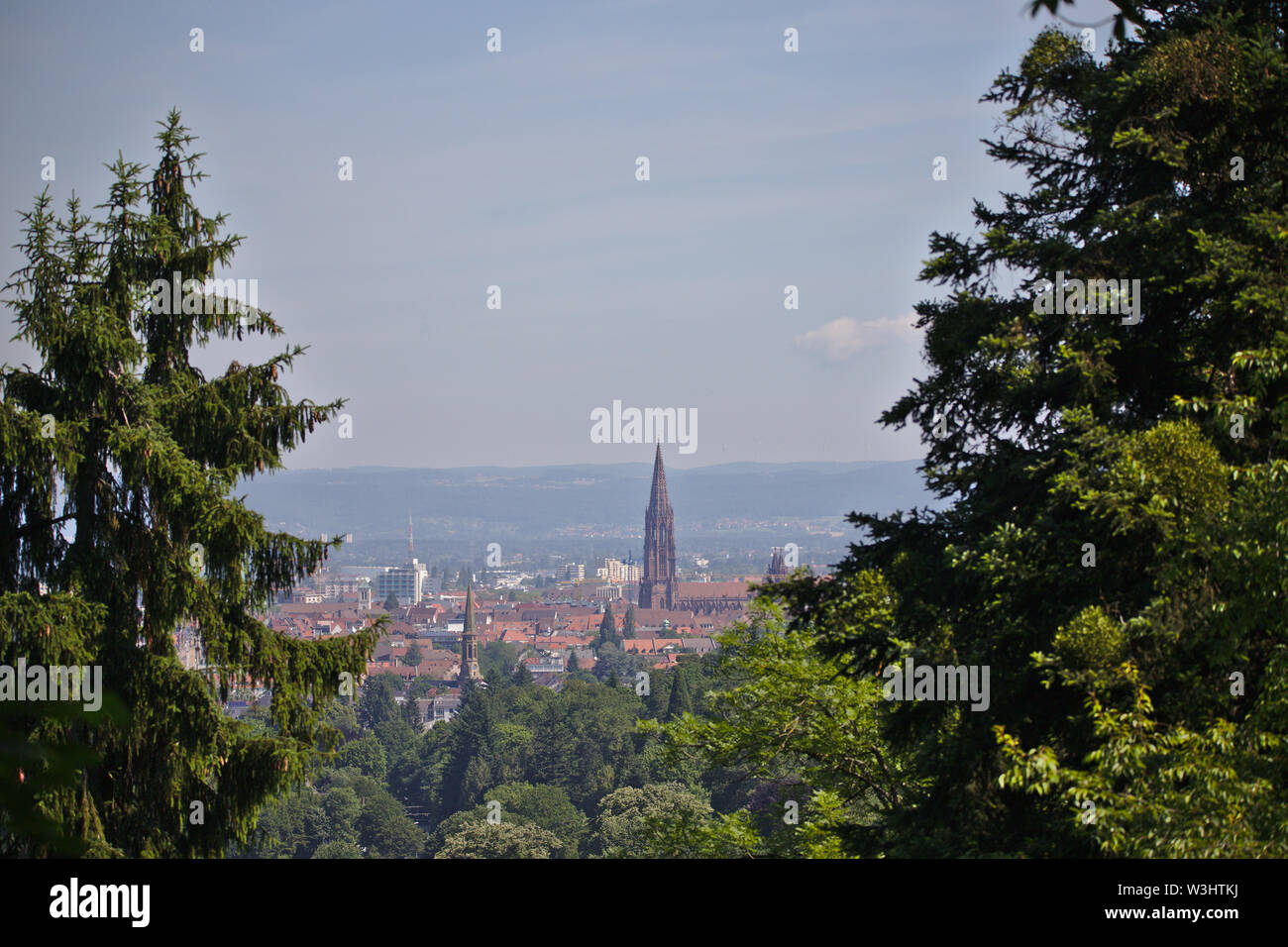 City View With Freiburg Cathedral High Resolution Stock Photography and ...