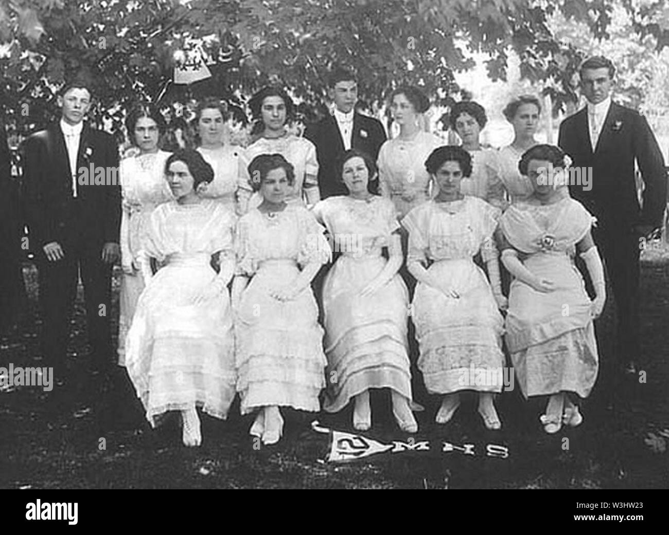 Class of 1912 Martinsville High School Stock Photo - Alamy