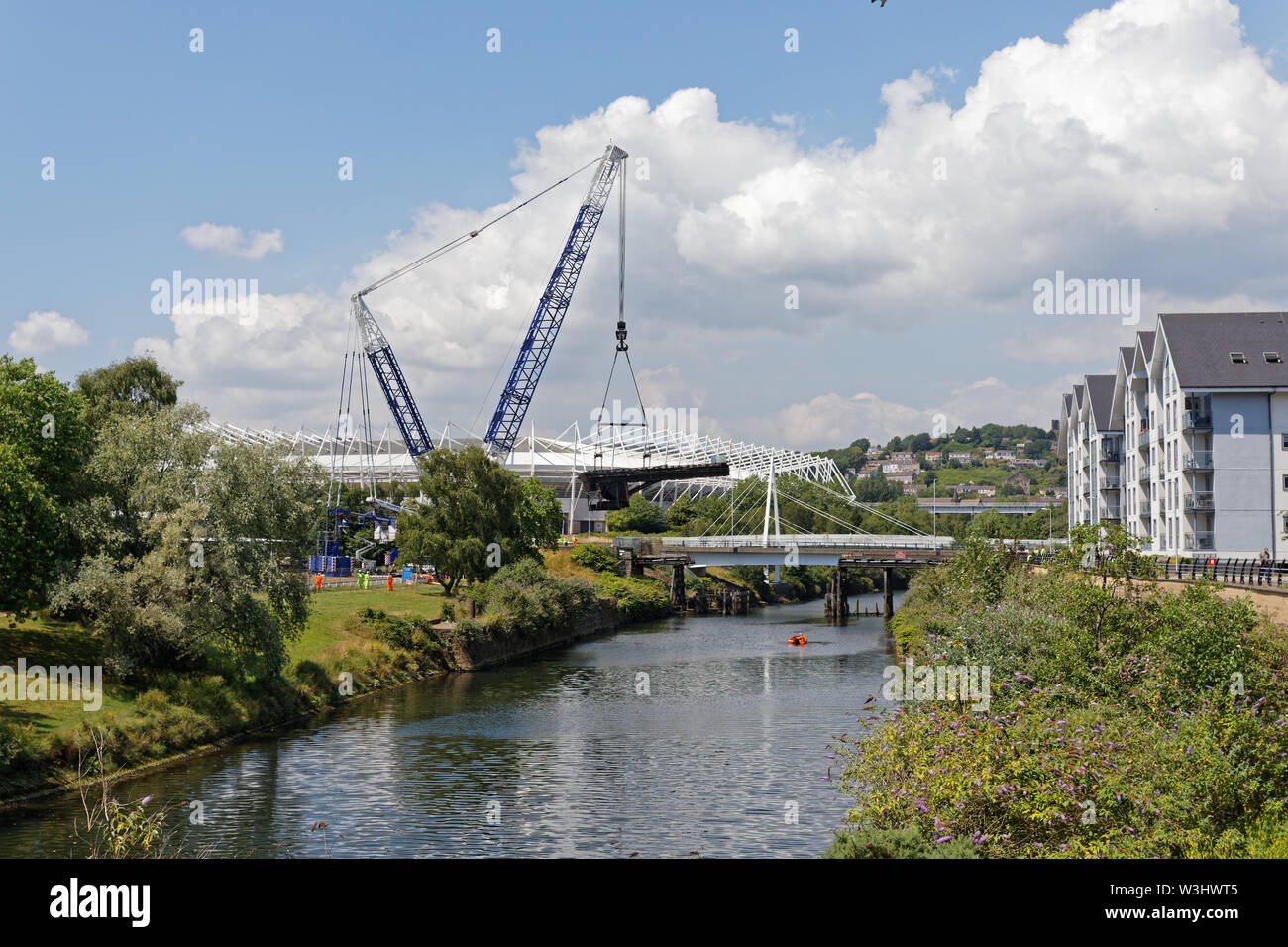 Morfa stadium hi-res stock photography and images - Alamy