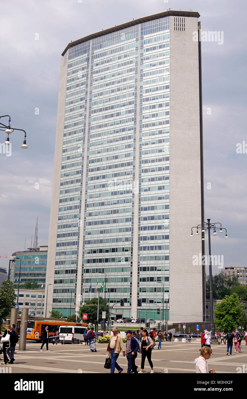 The Pirelli building, Milan, aka "Pirellone", literally "Big Pirelli ...