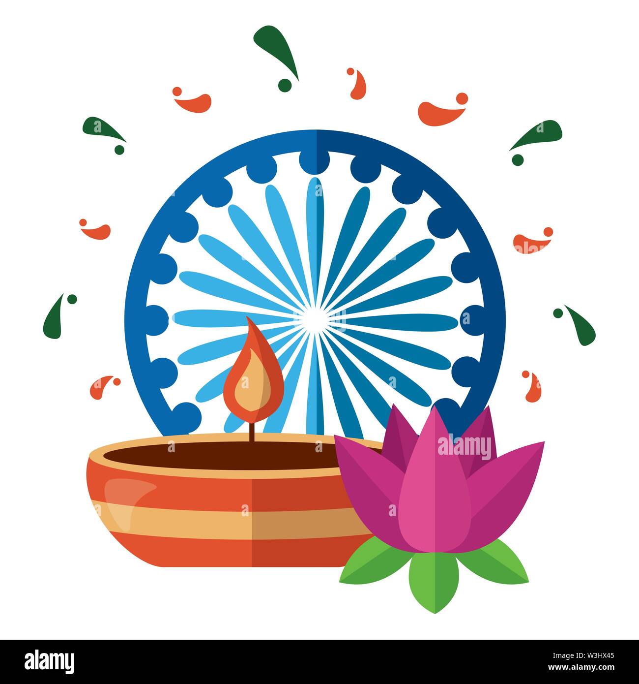 Ashoka flower Stock Vector Images - Alamy