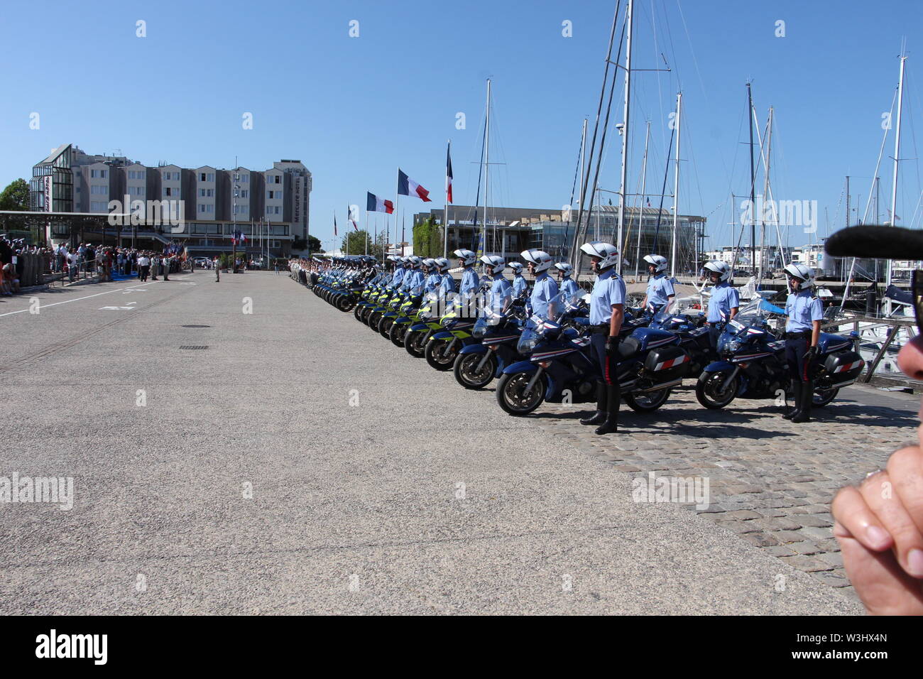 Celebration of the July 14 National Festival on La Rochelle Stock Photo ...