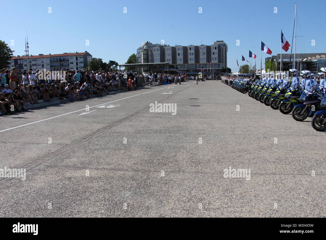 Celebration of the July 14 National Festival on La Rochelle Stock Photo ...