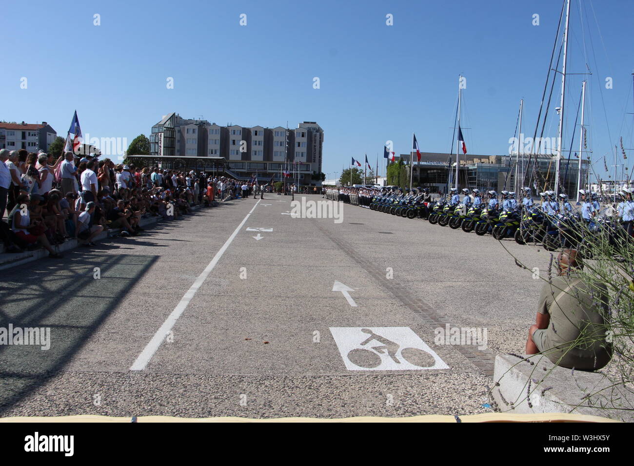 Celebration of the July 14 National Festival on La Rochelle Stock Photo ...