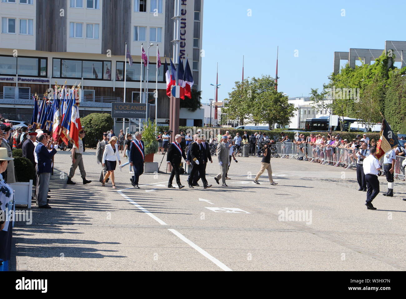 Celebration of the July 14 National Festival on La Rochelle Stock Photo ...