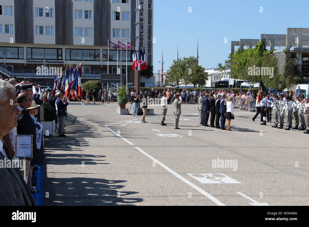Celebration of the July 14 National Festival on La Rochelle Stock Photo ...