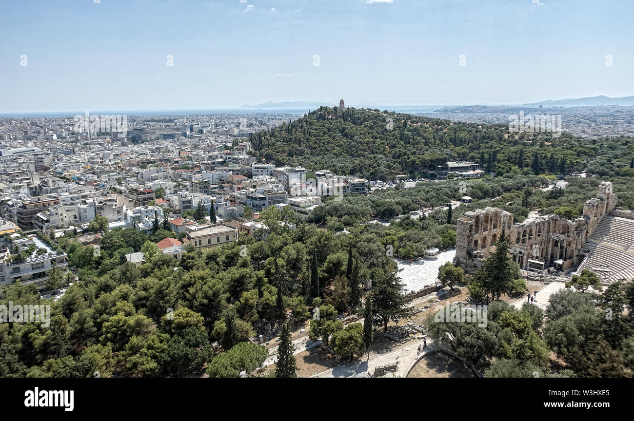Aerial parthenon hi-res stock photography and images - Alamy