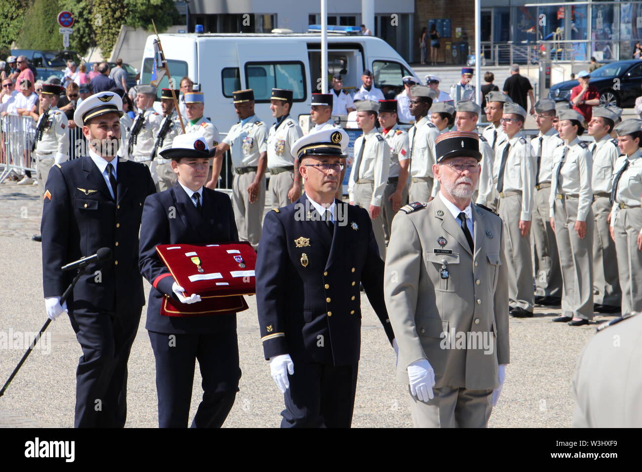 Celebration of the July 14 National Festival on La Rochelle Stock Photo ...