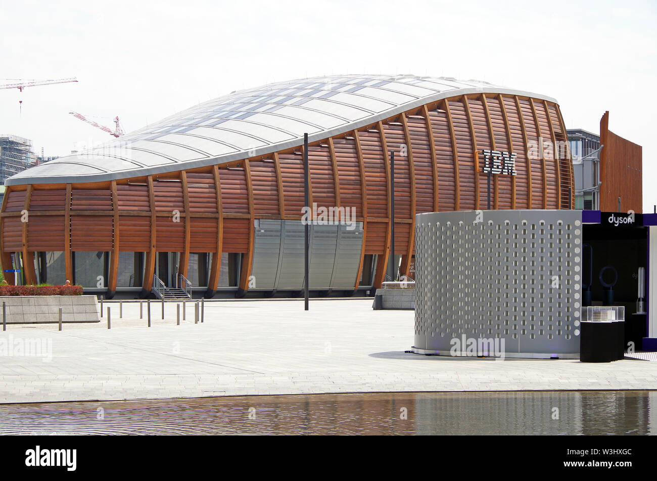 The IBM Studios Milan building, architect Michele De Lucchi Stock Photo ...