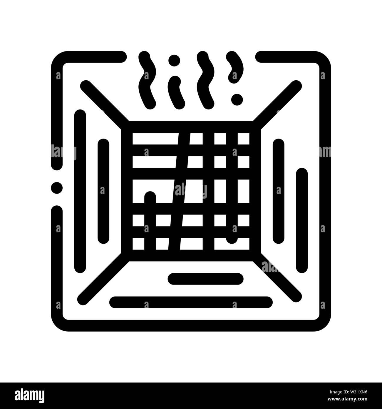 Commercial air conditioning unit Stock Vector Images - Alamy