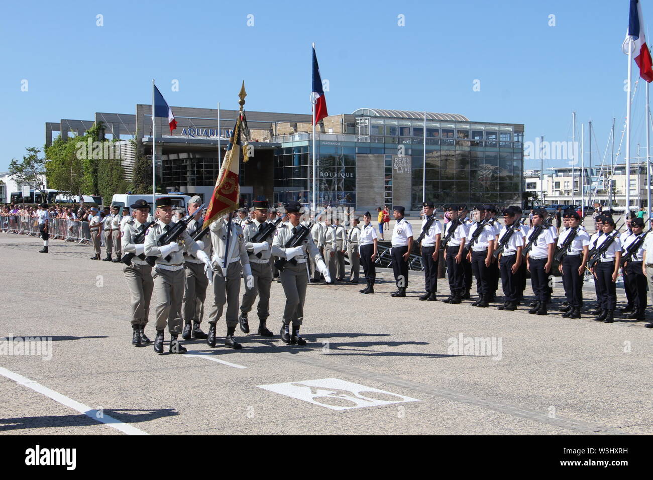 Celebration of the July 14 National Festival on La Rochelle Stock Photo ...