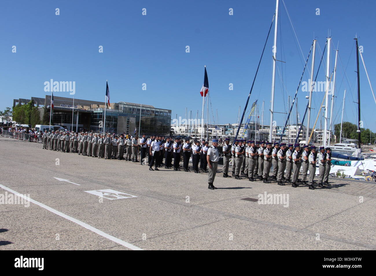 Celebration of the July 14 National Festival on La Rochelle Stock Photo ...
