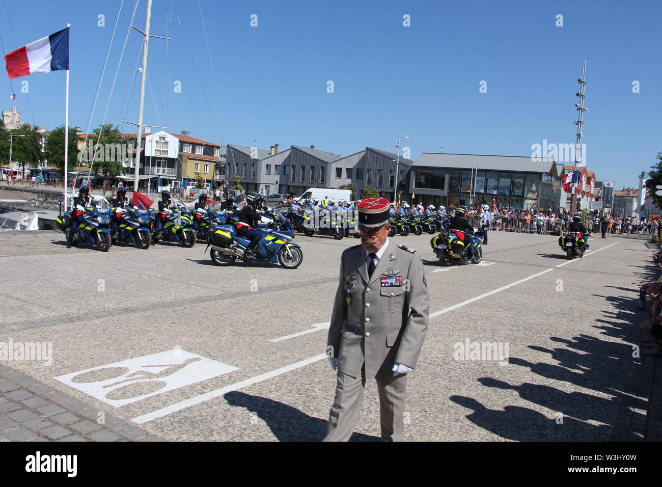 Celebration of the July 14 National Festival on La Rochelle Stock Photo ...