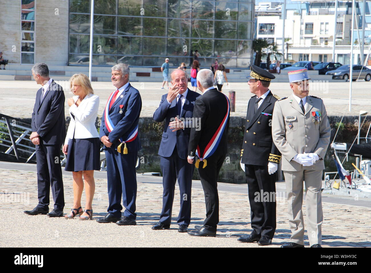 Celebration of the July 14 National Festival on La Rochelle Stock Photo ...