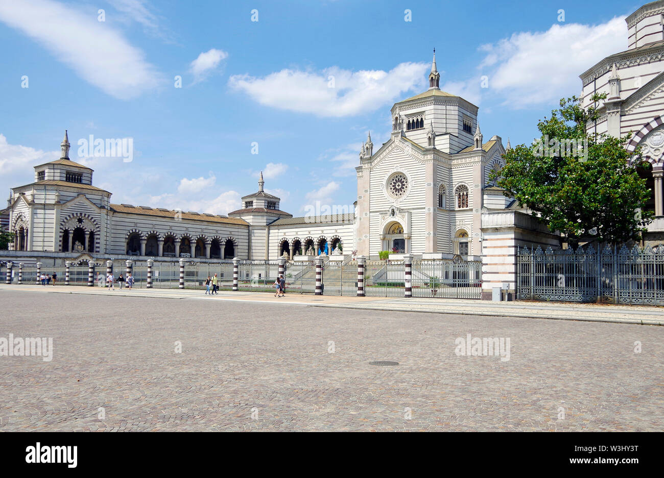 Cimitero Monumentale, Monumental Cemetery, in Milan Italy. One of the ...