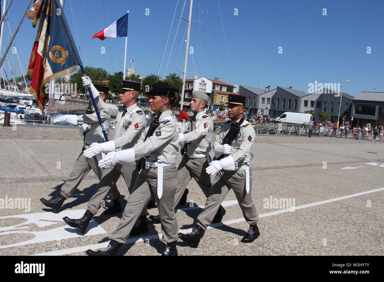 Celebration of the July 14 National Festival on La Rochelle Stock Photo ...