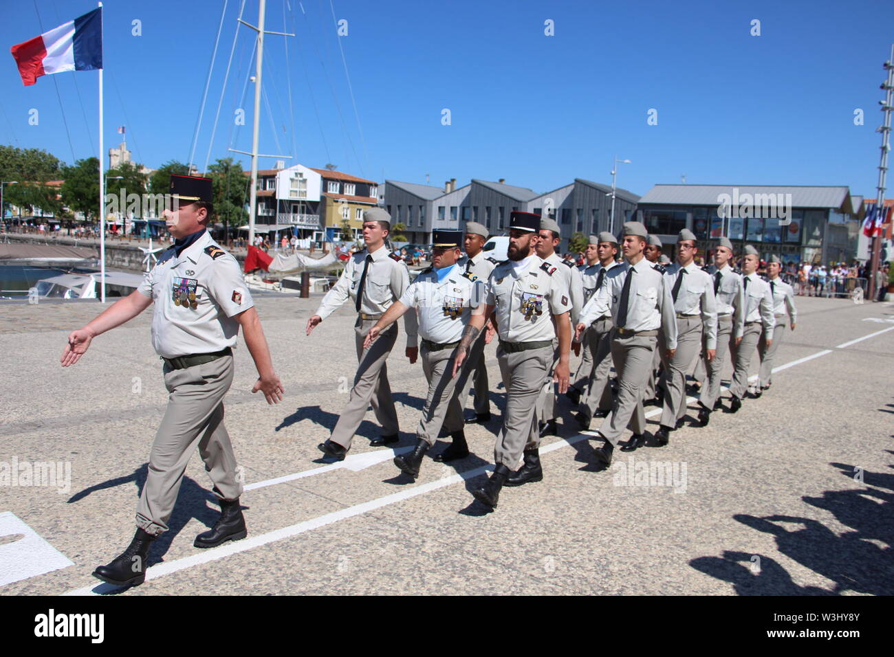 Celebration of the July 14 National Festival on La Rochelle Stock Photo ...