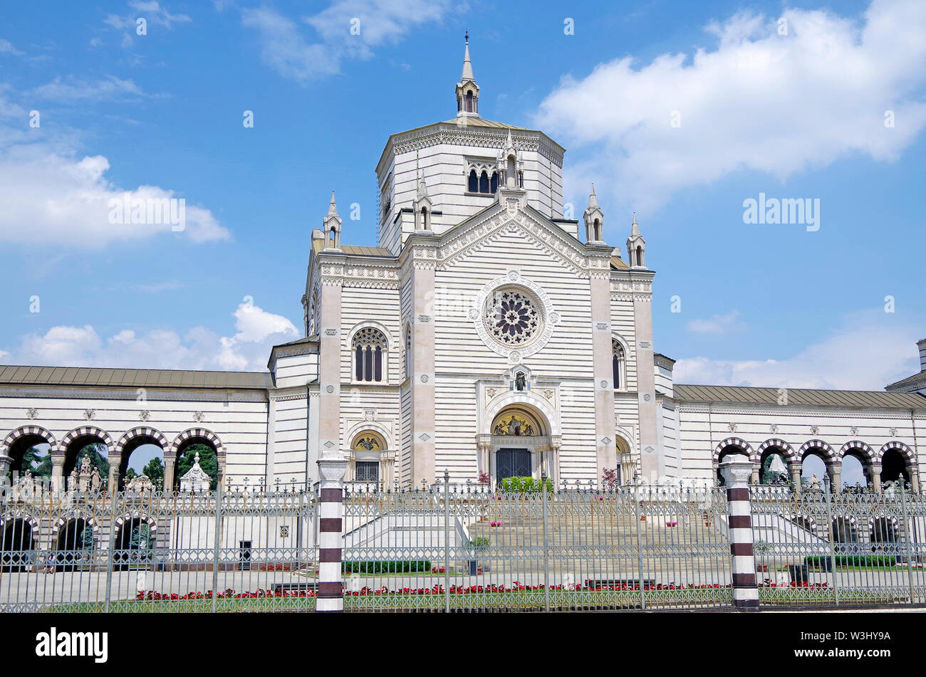 Cimitero Monumentale, Monumental Cemetery, in Milan Italy. One of the ...