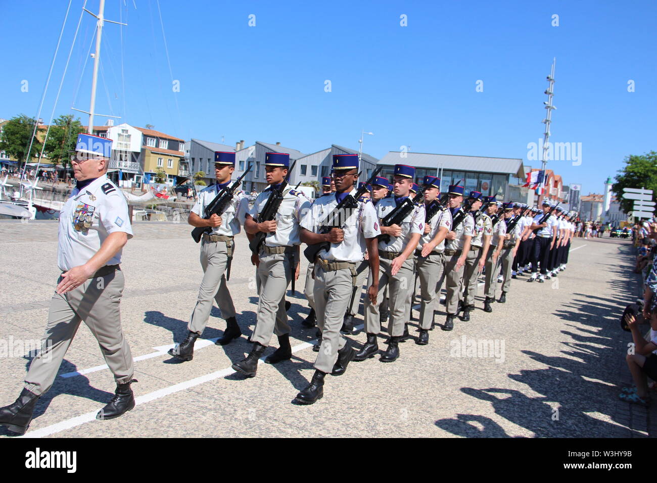 Celebration of the July 14 National Festival on La Rochelle Stock Photo ...