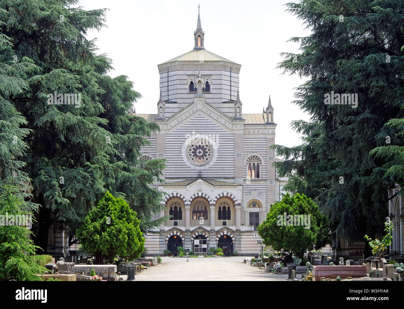 Cimitero Monumentale, Monumental Cemetery, in Milan Italy. One of the ...