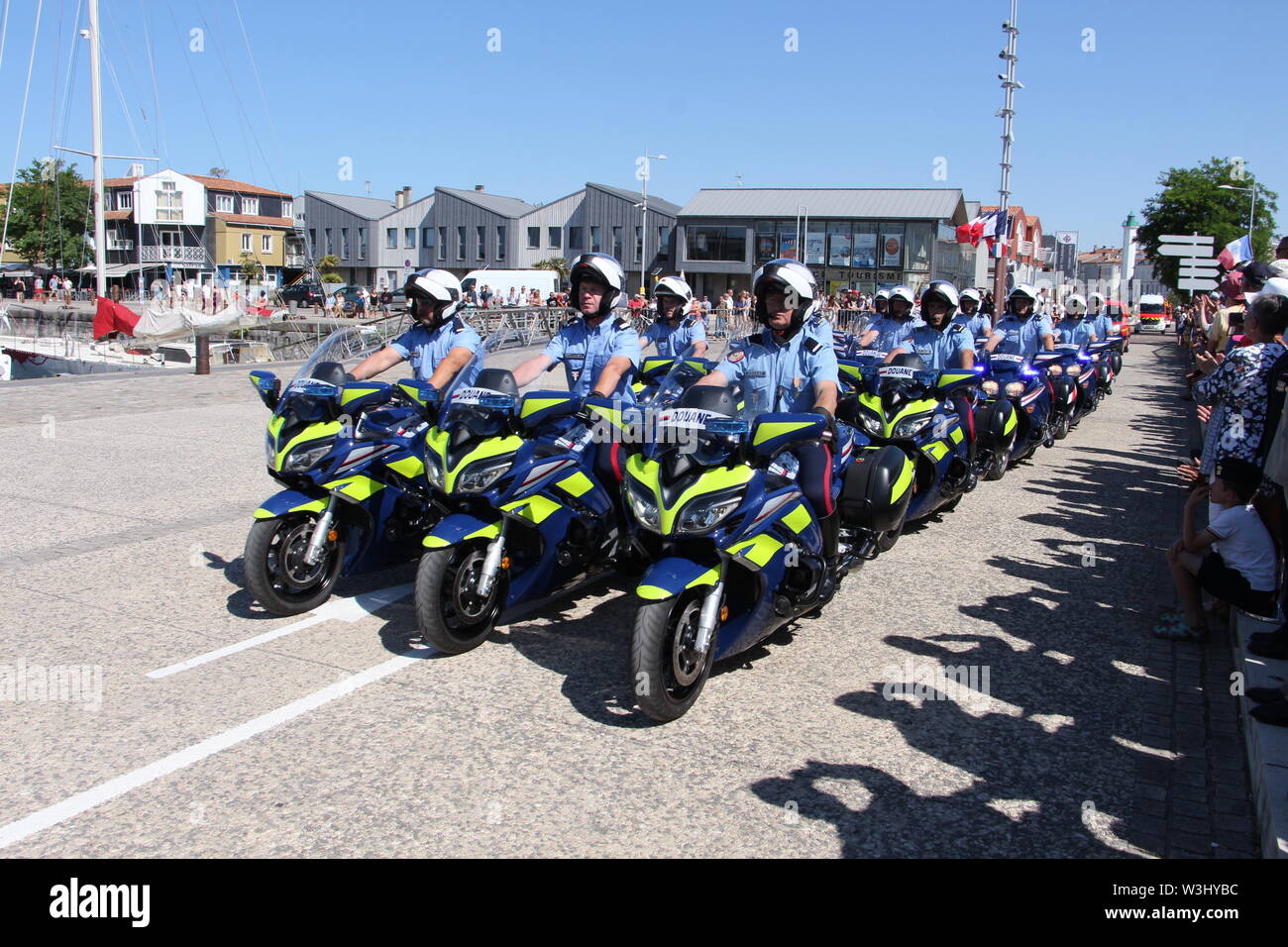 Celebration of the July 14 National Festival on La Rochelle Stock Photo ...