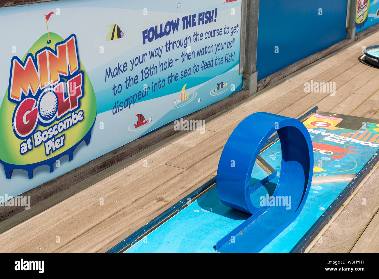 Boscombe pier mini golf hi-res stock photography and images - Alamy