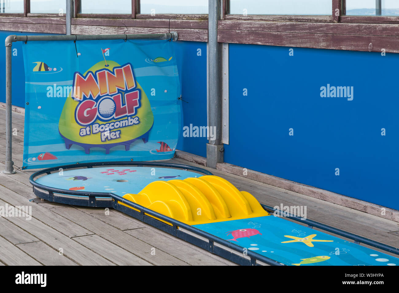 Boscombe pier mini golf hi-res stock photography and images - Alamy