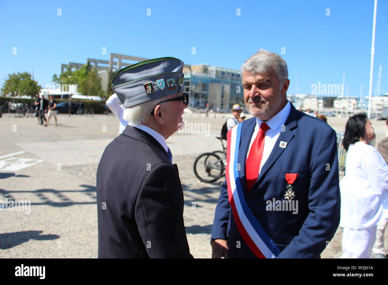 Celebration of the July 14 National Festival on La Rochelle Stock Photo ...