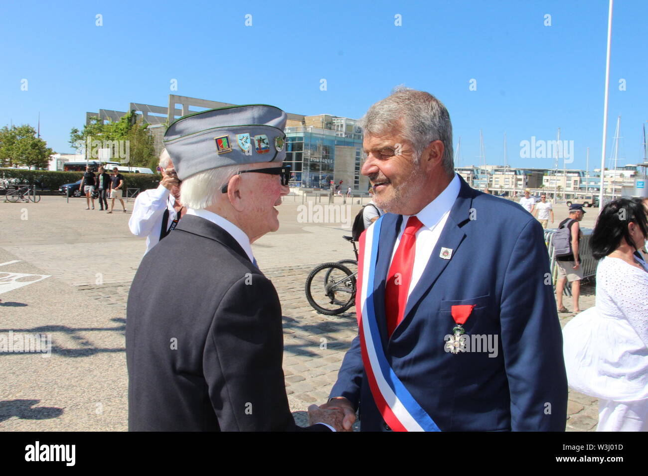 Celebration of the July 14 National Festival on La Rochelle Stock Photo ...